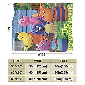 Qualet The Backyardi-Gans Ultra-Soft Micro Fleece Blanket Home Decor Throw Lightweight for Couch Bed Sofa 50"X40"