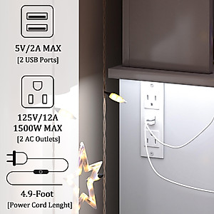 HUANLEGO Vanity Desk with Mirror and Lights, Makeup Vanity with Charging Station & Vanity Stool, 3 Drawers and Cabinets White Vanity Mirror with RGB LED Lights Vanity Desk and Chair for Women