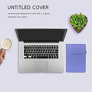 Password Book with Alphabetical Tabs – Hardcover Internet Address & Password Organizer – Password Keeper Notebook for Computer & Website – 5.2 x 7.6" Log-in Password Journal w/ Thick Paper (Lavender)