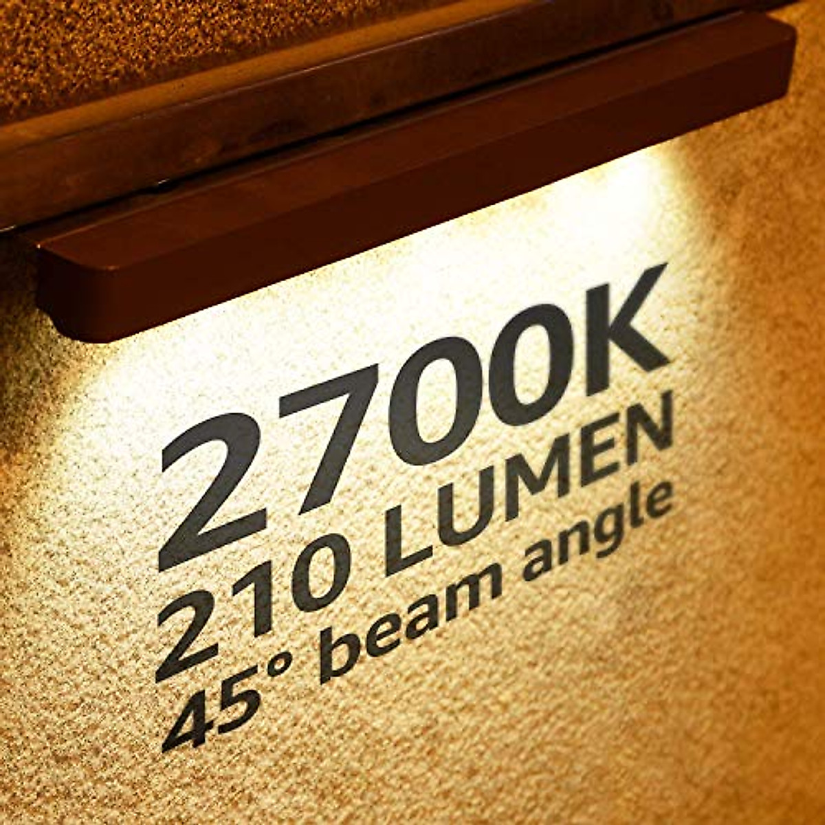 LEONLITE 8-Pack Classic Series 12 Inch LED Retaining Wall Lights, Hardscape Lighting Low Voltage, Voltage Landscape 12V Paver 3W Outdoor Step 2700K Soft White, ETL