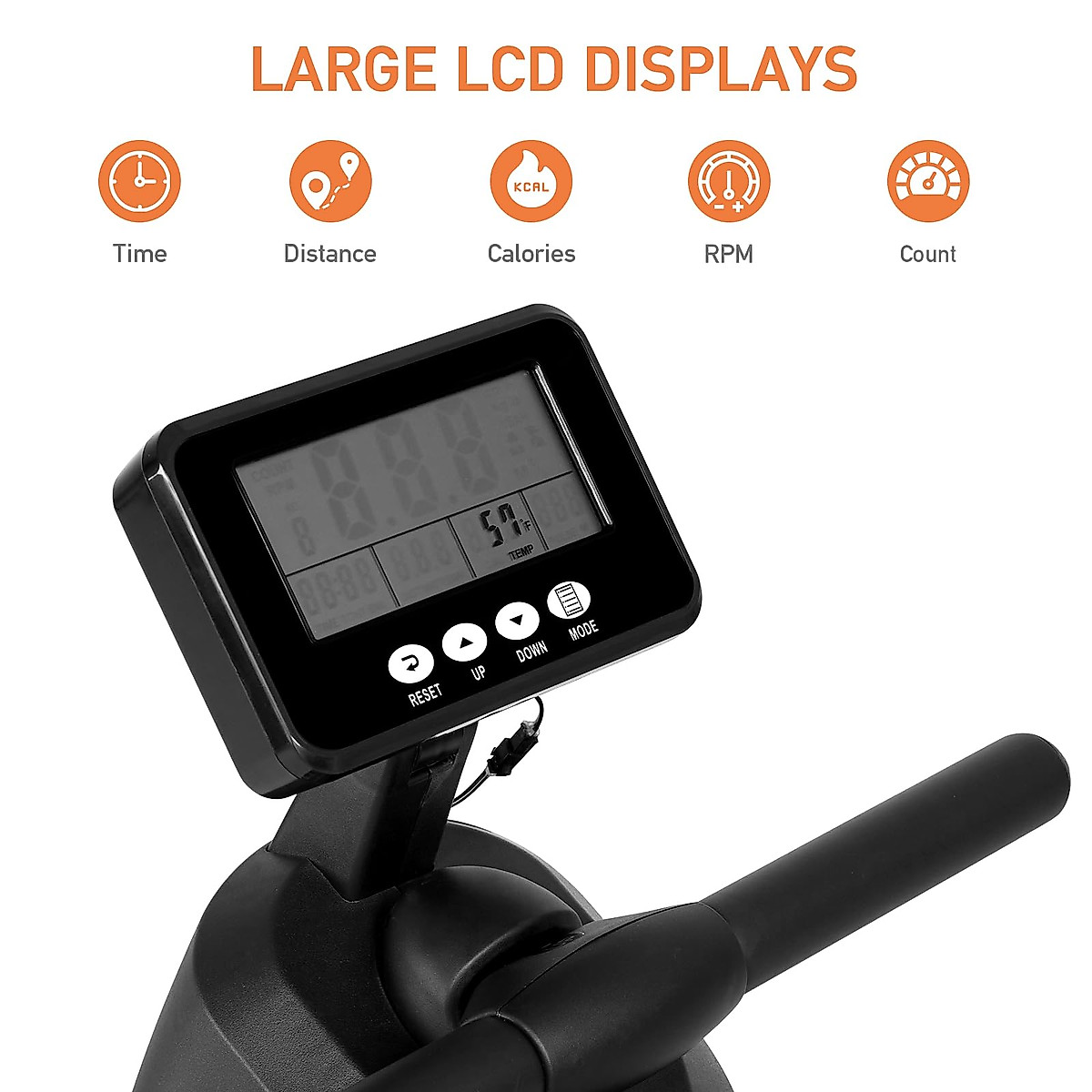 Rowing Machine Folding Magnetic Air Rowing Machines, Indoor Rower Machine for Home Use, 8 Levels Quiet Magnetic & Air Dual Resistance Foldable Rower for Exercise Gyms Training, 250 LBS Max Weight