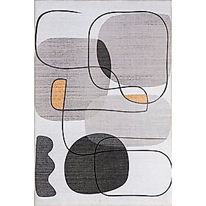 nuLOOM Lilja Abstract Indoor/Outdoor Machine Washable Area Rug, 8' x 10', Multicolor