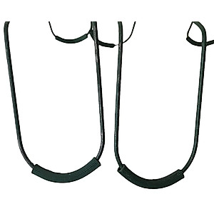 Floral Tombstone Hugger 12 in x 17 in Wire Memorial Rustproof Galvanized Gravestone Saddle Cemetery Headstone Saddle (10)