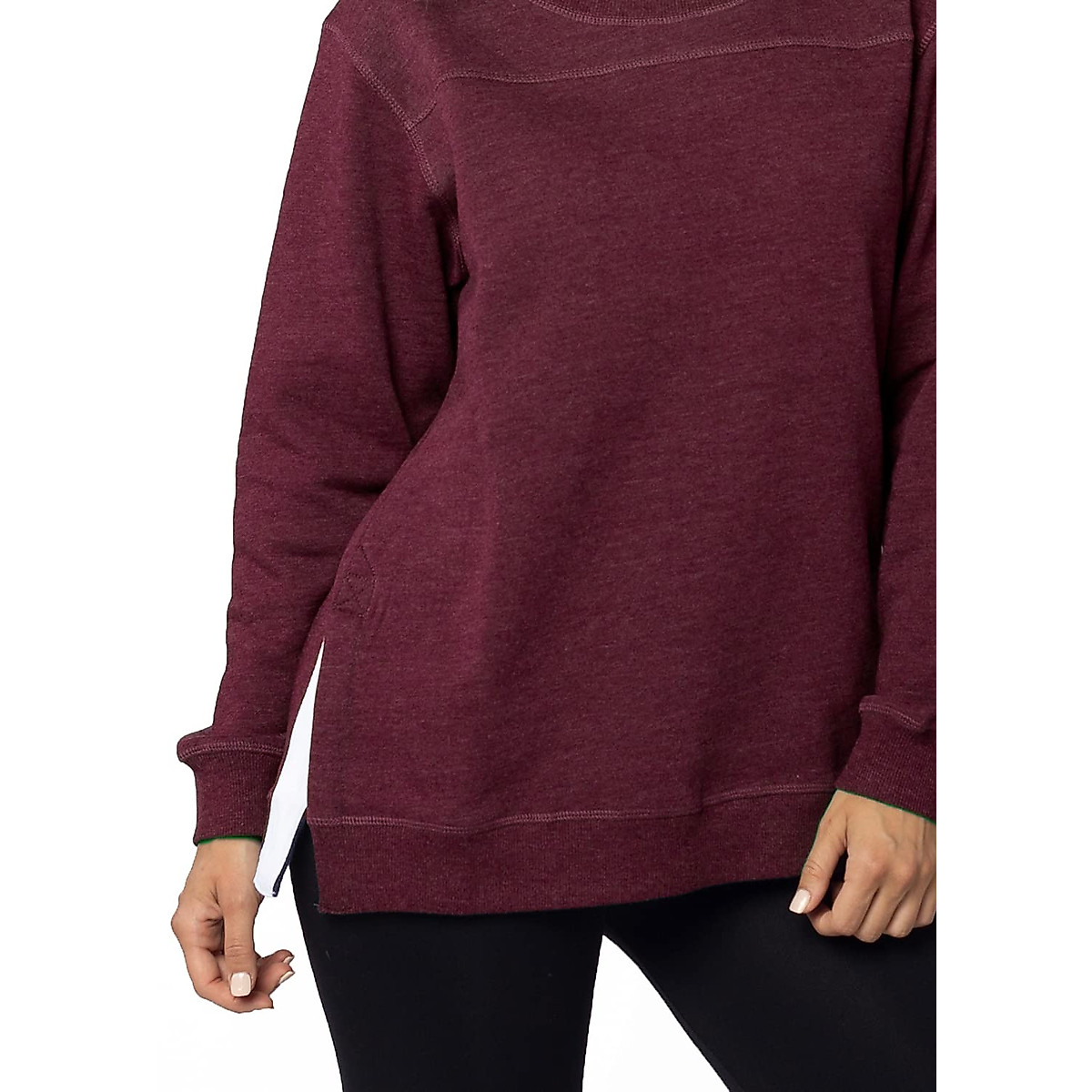 vineyard vines Men's Long Sleeve Vintage Whale Pocket T-Shirt, Gray Heather, Large