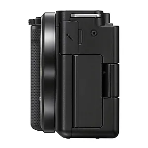 Sony Alpha ZV-E10 APS-C Mirrorless Vlog Camera with K&F Concept 16-50mm Lens (Black) Bundle with HD Optical Glass Filter Lens with Cleaning Cloth (2 Items)