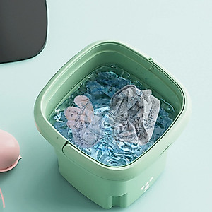 YEmirth Portable Washing Machine Mini Washer with 3 Modes Deep Cleaning Half Automatic Washt, Socks, Baby Clothes, Towels, Delicate Items(A1) (D1)
