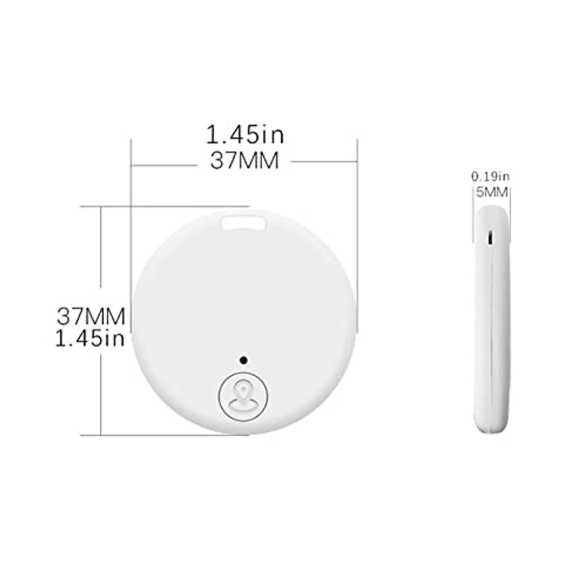 YUUAND Bluetooth Anti-Lost Device,Ring Locator,Portable Intelligent Security Device for Preventing Mobile Phone Keys from Being Lost