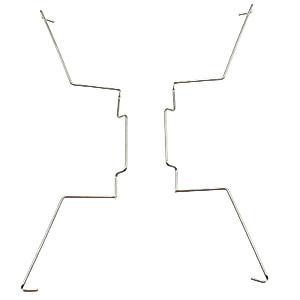 FDXGYH 4 Pcs CPU Heatsink Fan Buckle PC Mainboard CPU Radiator Fan 12CM Wire Buckle Upper Hook Type Fixing Clip