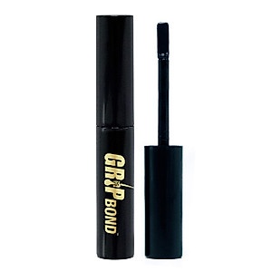 EBIN NEW YORK Grip Bond Eyelash Adhesive (Paddle Type, Black/Dries Dark, 0.18 oz) | Hypoallergenic Latex Free Formaldehyde Free Lasts All Day Ideal for Sensitive Skins