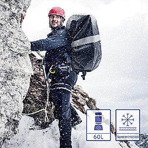 Hoobbii Waterproof Bike Basket Liner - Waterproof Rain Cover Fits Most Bicycle Baskets.