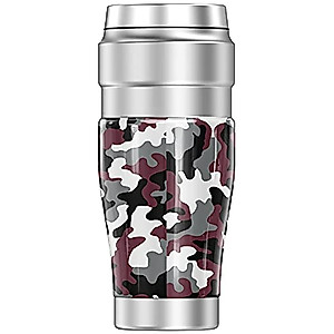 THERMOS University of Montana OFFICIAL Camo STAINLESS KING Stainless Steel Travel Tumbler, Vacuum insulated & Double Wall, 16oz