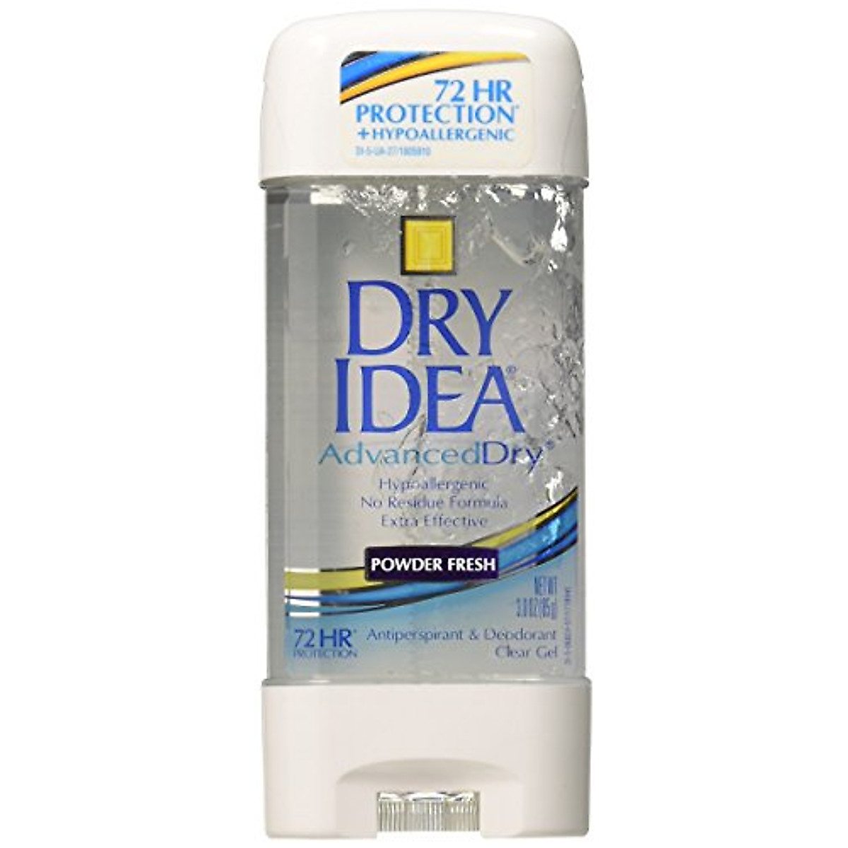Dry Idea Clear Gel Antiperspirant/Deodorant, Powder Fresh - 3 oz