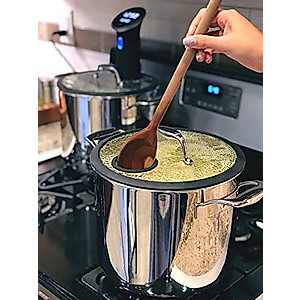 Tuxton Home Chef Series Sous Vide Pot, 9.8-Quart, Silver