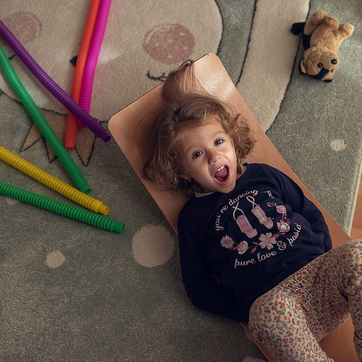 nutty toys Pop Tubes - Sensory Toys - Endless Creativity & Fun for Kids and Toddlers |4 Pack Large| - Connect & Pop! Top ADHD Autism Fidget 2025, Best Boy & Girl Valentines Day and Easter Gift Idea