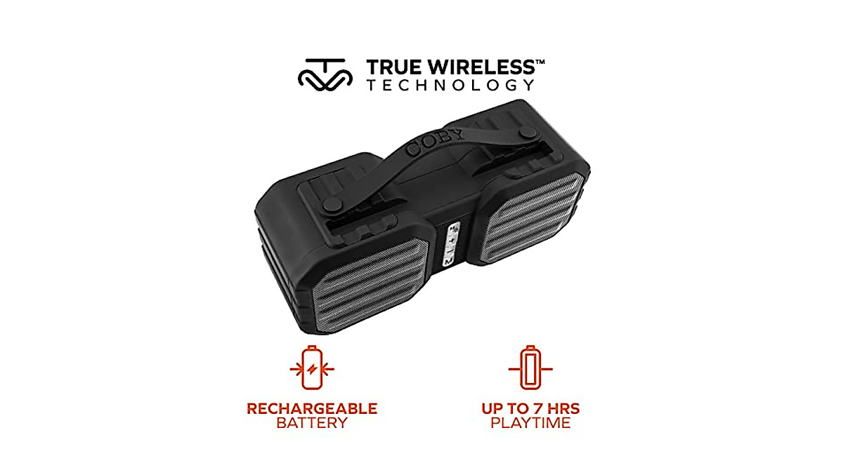 Coby Ranger Rugged Bluetooth Speaker - Outdoor, TWS, & Calls