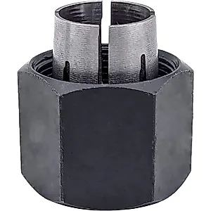 19693 1/2 inch Router Collet Compatible with for Bosch 2610906284 Hitachi 325-199, 323-421 326286-03