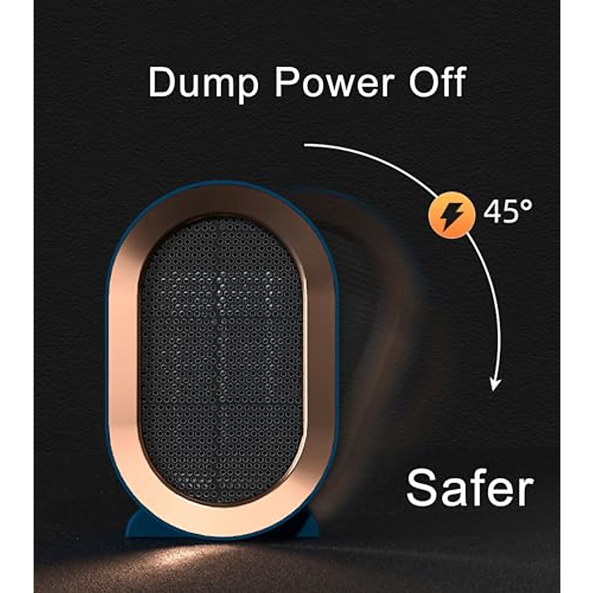 electric space heaters for indoor use: plug in portable small room personal heater with fan for bedroom bathroom | 1200 watt mini heater for office under desk table quiet handy 300 sq ft air heat