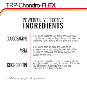 HealthyPets PHS TRP-Chondro-Flex Joint Support Supplement for Dogs - Glucosamine, MSM, Chondroitin - Hip and Joint Pain Relief and Support - Made in USA - 120 Soft Chews