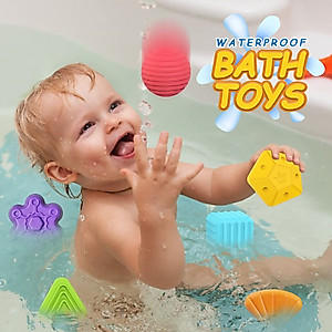 TOPZONE Baby Montessori Toys for 1 Year Old Boy Girl Gifts, Shape Sorter Sensory Bin Toys 6 to 12 18 Months, Fine Motor Skill Activity Cube Toddler Travel Baby 1st Birthday Gifts