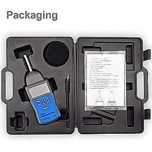 Decibel Meter, Digital Sound Level Meter AP-882A Sound Monitor Tester Range from 30-130dB, Digital Decibel Meter with LCD Backlight/Max Hold/Sensitivity Adjustment and dBA/C Switch (Battery Included)