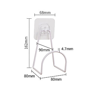 YANGZHI 2Pcs Adult Bike Helmets Rack Helmet Holder Hanger Rack Wall Mounted Equestrian Helmet Storage Rack Punch Free Electric Helmet Rack Motorcycle Helmet Holder Hook