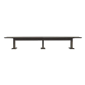 Safco Products Safco 144" Rectangle Conference Table - Textured Driftwood - Sterling Series