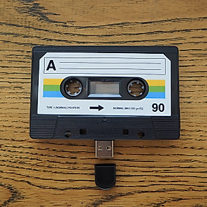 (16GB) USB Mixtape, Retro, Quirky Gift, Cool, Cute, Love, Present, Boyfriend, Girlfriend, Office, Novelty, Birthday, Wedding, Anniversary, Valentines, for Her, Gifts for Him