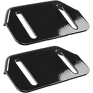 Gpartsden 784-5580 Slide Shoes Replacement for MTD Snow Thrower Cub Cadet Yardman 784-5580-0637 Snow Blower 2 Pack (Skia Black)
