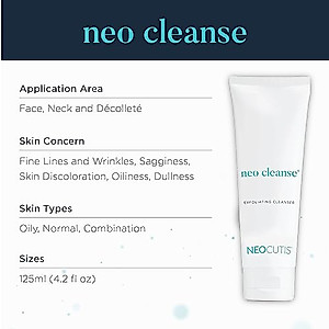 Neocutis Neo Cleanse - Exfoliating Skin Cleanser - Glycolic Acid Gel - 125ml