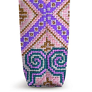 Hmong Tote Bag Cross stitch Printed - Hmong Creations Tote Bag