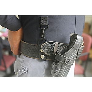 Shirt Lock Undergarment Duty Suspenders | Heavy Duty Elastic Duty Belt Suspenders | Slim and Hidden Duty Accessory