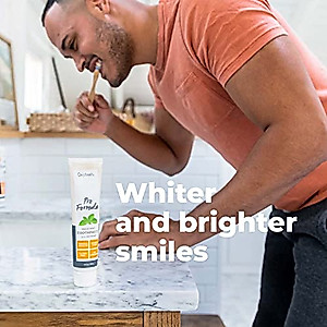 Oxyfresh Pro Formula Fresh Mint Toothpaste – Gentle Low Abrasion - Cosmetic Fluoride Free Formula - Great for Sensitive Teeth and Gums with Natural Essential Oils. 5.5 oz.