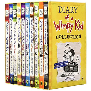 Diary of a Wimpy Kid Series Collection 12 Books Set By Jeff Kinney (Diary of a Wimpy Kid,Rodrick Rules,The Last Straw,Dog Days,The Ugly Truth,Cabin Fever,The Third Wheel,Hard Luck
