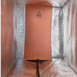 RICHOOSE Pizza Hot Food Delivery Bag Heating Warmer Pad Silicone Heater Pad 12V 100W, Built-in Thermostat 176℉ (80℃), 78.2-inch detachable power cable, car charger, ON/Off switch.