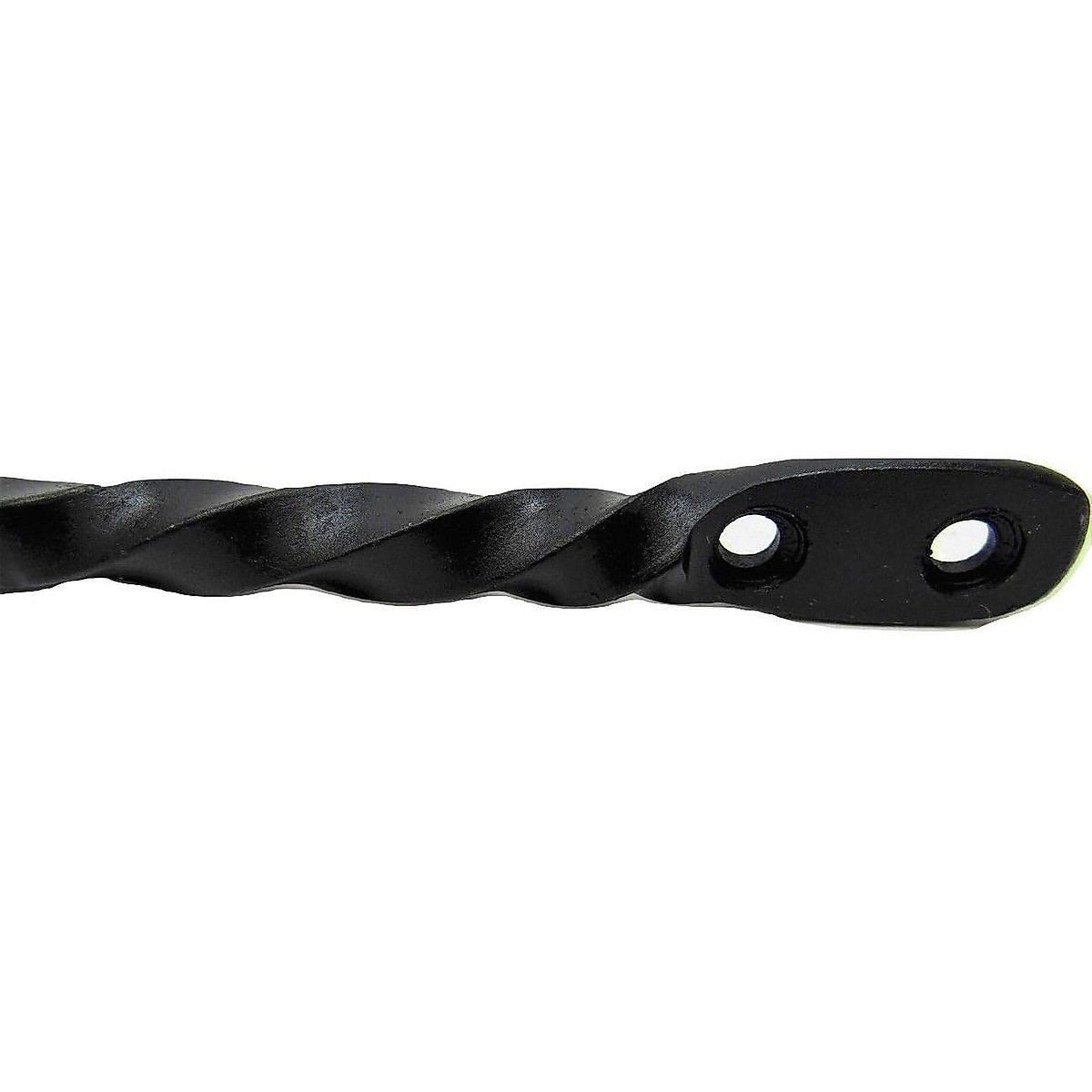 Black Antique Style Heavy Duty 5" Wrought Iron Forged Colonial Twisted Coat Hook