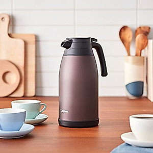 Zojirushi SH-RA19TA Stainless Steel Vacuum Carafe, 1.9 L, Brown