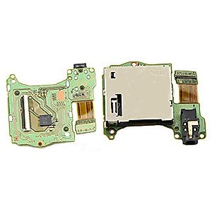WirelessFinest Card Slot Reader Game Cartridge Tray Headphones Jack Port Replacement for Nintendo Switch Repair Part