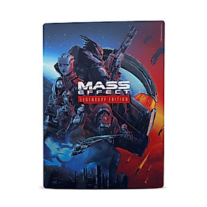 Head Case Designs Officially Licensed EA Bioware Mass Effect Key Art Legendary Graphics Vinyl Faceplate Gaming Skin Decal Compatible With Sony PlayStation 5 PS5 Digital Console & DualSense Controller
