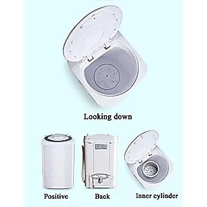 ZLXDP Mini Washing Machine Small Mini Large Capacity Single Barrel Semi-Automatic Single Cylinder Household