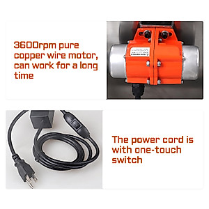 ICZW Concrete Vibration Table Small Vibrating Test Bench Stainless Steel 110V (19.7 * 19.7 inches)