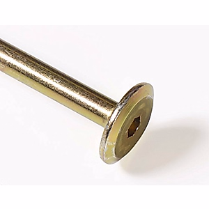 Palace Imports 120 mm Bolts and Half-Moon/Crescent/Lunar Nuts B120, Pack of 4. 1/4 Inch Thread. Best for Made in Brazil Beds/Bunk Beds with 3 Inch Posts.