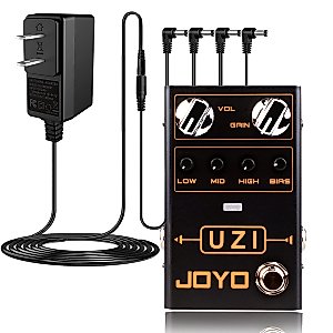 JOYO R-03 Distortion Heavy Metal Pedal Bundle with DC 9V Pedal Power Supply (800mA -1A) AC Adapter
