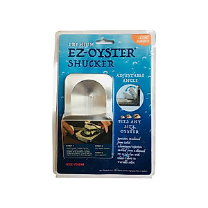 J & J Products, Inc. The Easy Oyster Opener Shucking Tool – Solid Aluminum (Variable Angle Single Pack)