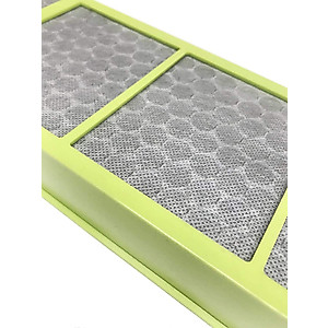 Nispira True HEPA Filter Compatible with Air Purifier Part TF50-Carbon HEPA-Fresh. 2 Packs