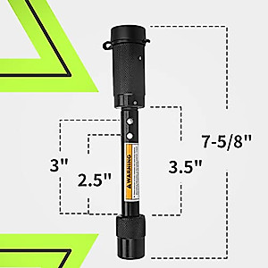 RVMATE Trailer Hitch Lock 5/8" Dia. for Class III IV 2"& 2-1/2" Receiver, Anti-Theft Steel Locking Hitch Pin with 2 Keys for Towing Trailer/Truck/Bike Rack