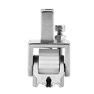 Pressure Adjustable Roller Presser Foot Sewing Machine Foot Sewing Machine Presser Roller Foot Attachment Accessory for Leather Thick Fabric Cloth(#1)