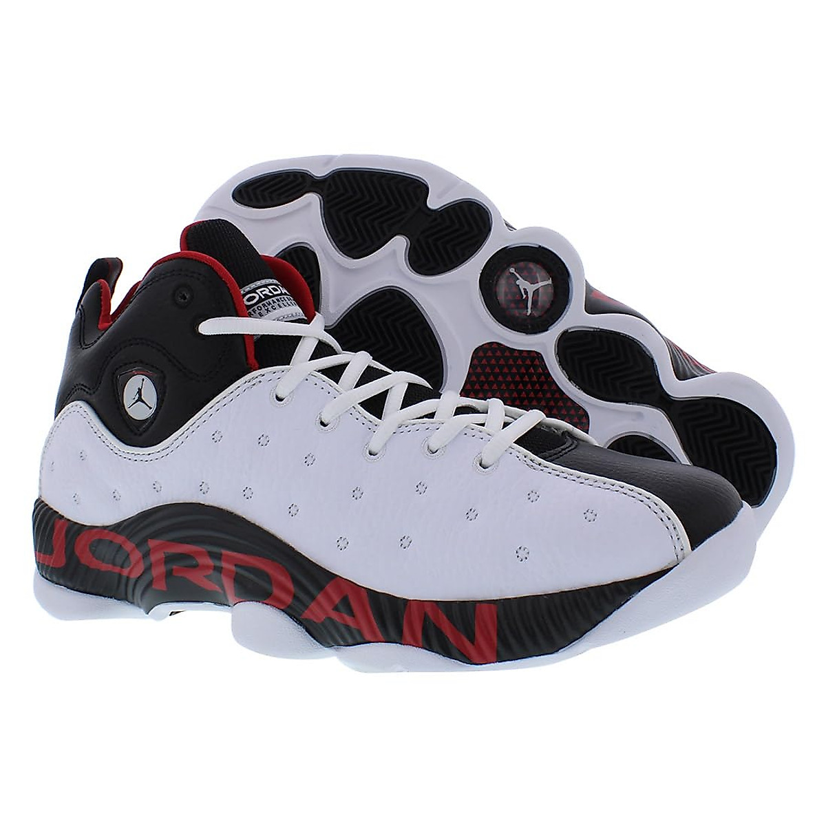 Jordan Jumpman Team II Men's Shoes Size - 12 White/True Red-Black