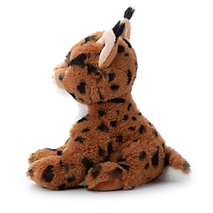 The Petting Zoo Bobcat Stuffed Animal, Gifts for Kids, Wild Onez Zoo Animals, Bobcat Plush Toy 9 inches