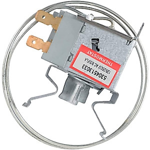 5304513033 Refrigerator Temperature Control Thermostat Compatible with Top Brand Replaces PS12365300, 216715200, AP6284905, 216715201, 297216033 and 297216037 (2-Packs)