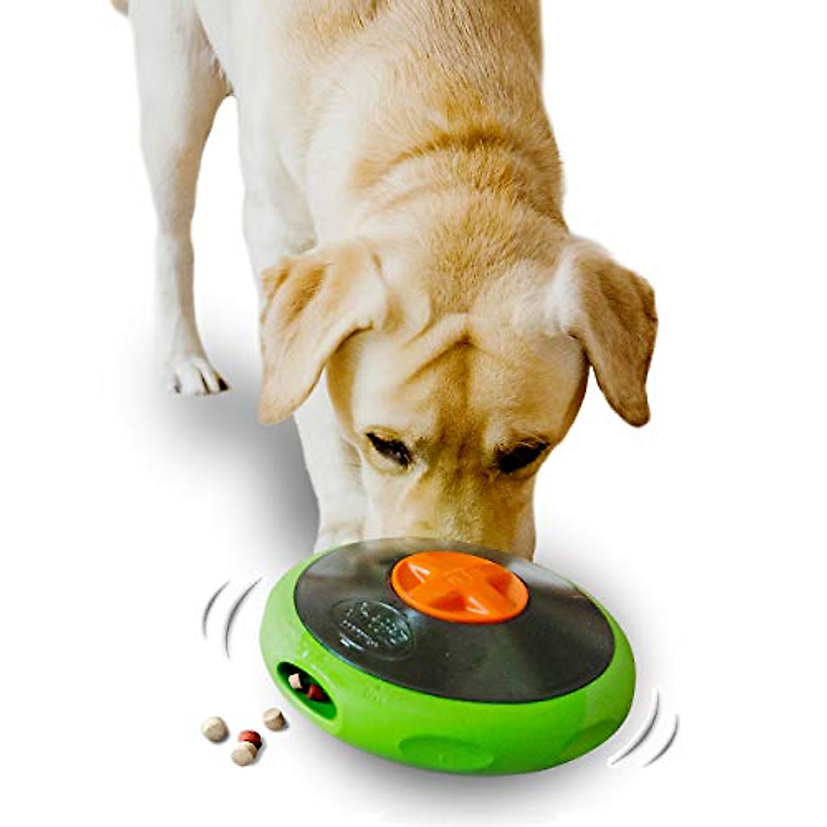 Sniffiz SmellyUFO Durable Interactive Treat Dispensing Puzzle/Enrichment Toy for Dogs - Mind Stimulating Food Game/Slow Feeder/Wobble Toy - from Small Puppies to Large Dogs